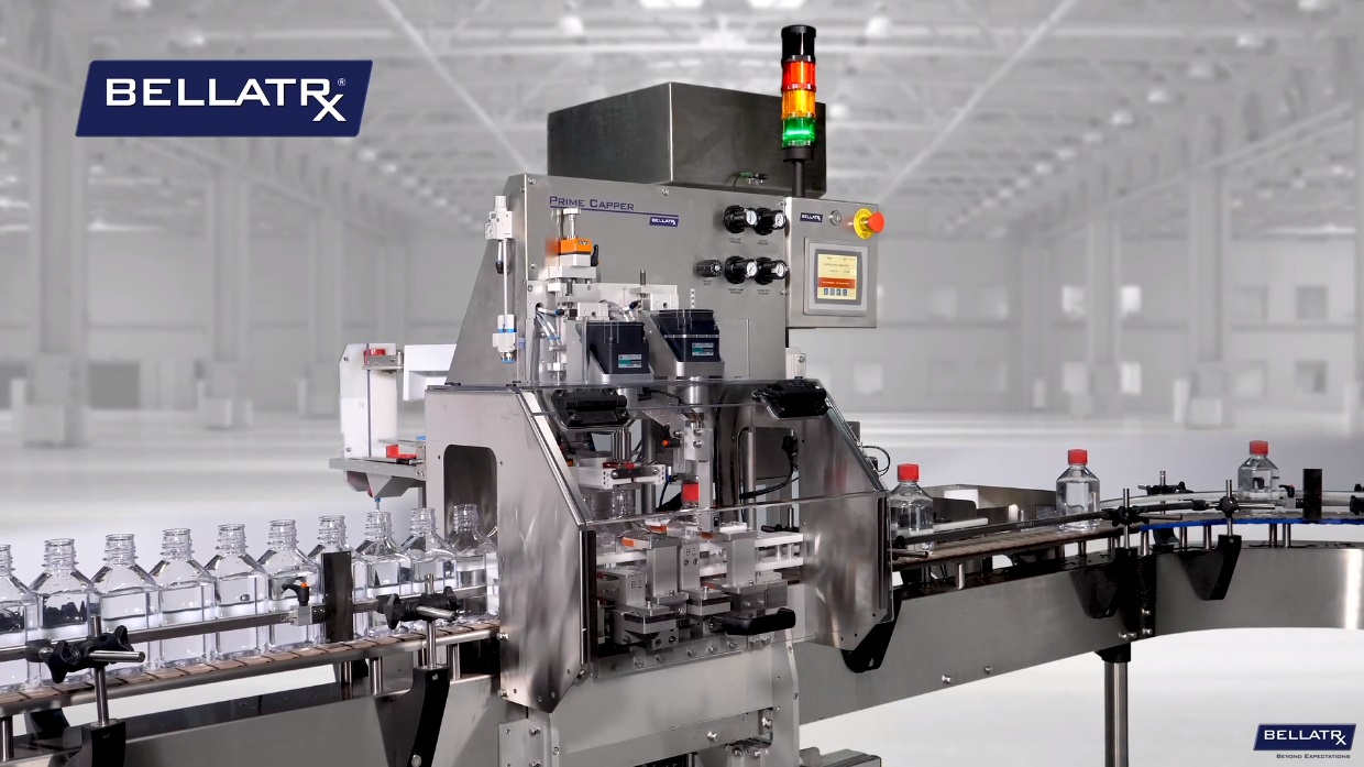 Inline Capping Machine | BellatRx Packaging Solutions