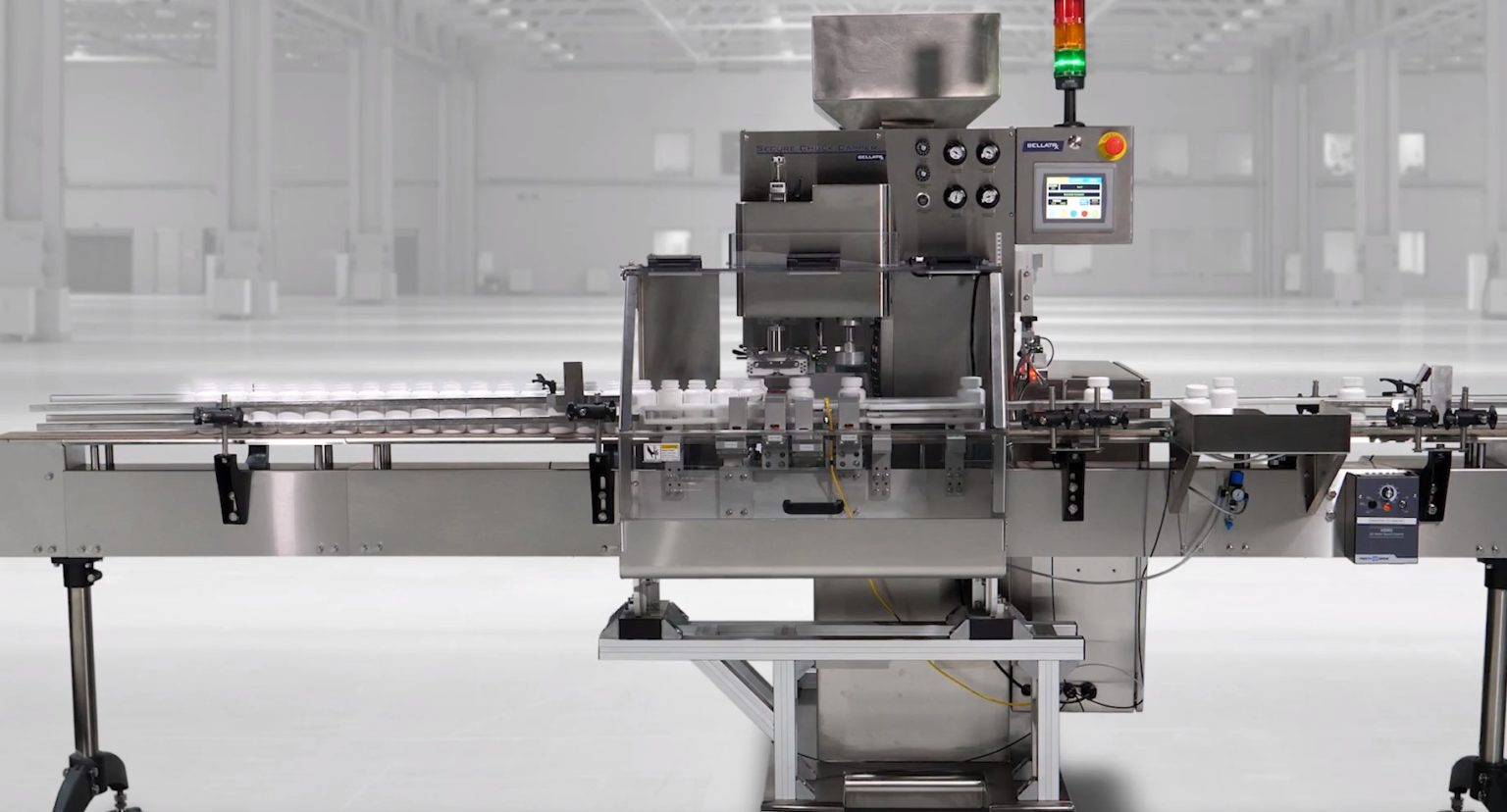 Secure Chuck Capper | Automatic Capping Machine | BellatRx