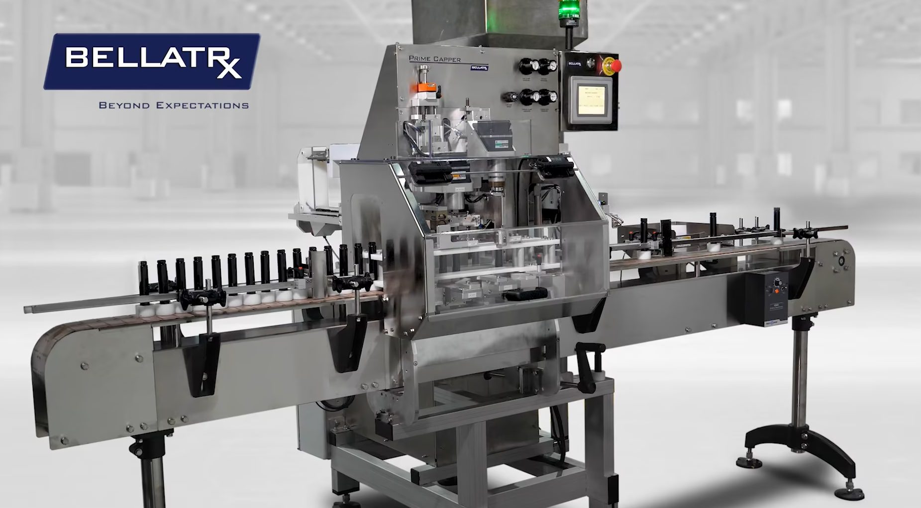 Inline Capping Machine | BellatRx Packaging Solutions